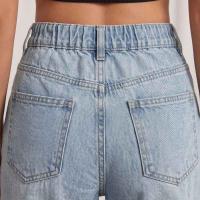 China Regular Loose Fit Blue Cotton Washed wholesale denim jeans for Casual Autumn 2026 Custom (9975) for sale