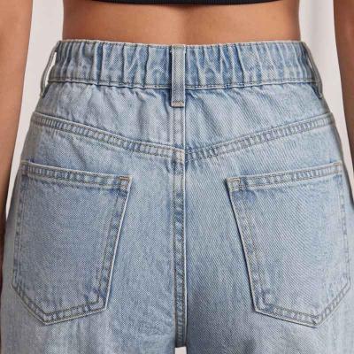 China Regular Loose Fit Blue Cotton Washed wholesale denim jeans for Casual Autumn 2026 Custom (9975) for sale