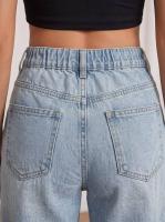 China Regular Loose Fit Blue Cotton Washed wholesale denim jeans for Casual Autumn 2026 Custom (9975) for sale