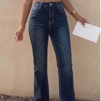 China Slim Fit Blue Cotton Casual wholesale denim jeans for Embroidered Autumn 2026 Custom (9971) for sale
