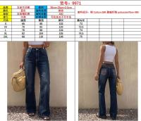 China Slim Fit Blue Cotton Casual wholesale denim jeans for Embroidered Autumn 2026 Custom (9971) for sale