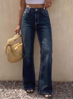 China Slim Fit Blue Cotton Casual wholesale denim jeans for Embroidered Autumn 2026 Custom (9971) for sale