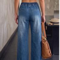 China Regular Blue Cotton Washed wholesale denim jeans for Casual Autumn 2026 Custom (9969) for sale