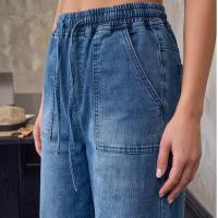 China Regular Blue Cotton Washed wholesale denim jeans for Casual Autumn 2026 Custom (9969) for sale