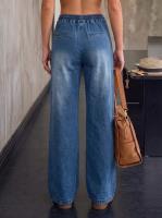 China Regular Blue Cotton Washed wholesale denim jeans for Casual Autumn 2026 Custom (9969) for sale