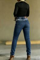 China #3993 Blue Cotton Casual wholesale denim jeans for Autumn 2026 Regular Fit Custom (9973) for sale