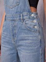 China Cotton Washed Casual trousers manufacturers Light Blue Regular Fit Custom (9956) for sale