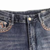 China #0709 Blue Cotton Casual wholesale denim jeans for High Waist Autumn 2026 Custom (9966) for sale