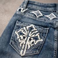 China #4524 Blue Cotton Casual wholesale denim jeans for Autumn 2026 Regular Fit Custom (9953) for sale
