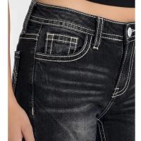 China Slim Fit Black Cotton Casual wholesale denim jeans for Autumn 2026 Regular Fit Custom (9952) for sale