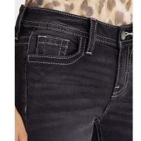 China Embroidered Slim Fit Black Cotton Casual wholesale denim jeans for Autumn 2026 Regular Fit Custom (9948) for sale