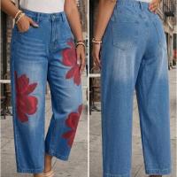 China Casual Printed Summer 2026 wholesale denim jeans for Regular Fit Non Stretch Custom (9961) for sale