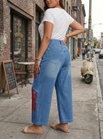 China Casual Printed Summer 2026 wholesale denim jeans for Regular Fit Non Stretch Custom (9961) for sale