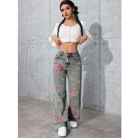 China Blue High Waist Spring 2026 wholesale denim jeans for Regular Custom (9903-3) for sale