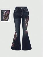 China Blue Casual Low Waist Casual Pants Custom (9950) for sale