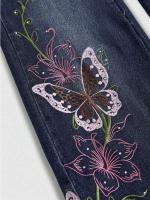 China Blue Casual Low Waist Casual Pants Custom (9950) for sale