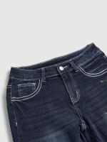 China Blue Casual Low Waist Casual Pants Custom (9950) for sale