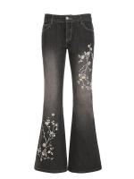 China Black Spring 2026 Regular wide leg track pants Custom (9951) for sale