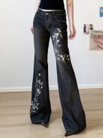 China Black Spring 2026 Regular wide leg track pants Custom (9951) for sale