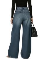 China Low Waist Light Blue Spring 2026 Casual Pants Custom (9958-2) for sale