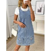 China Men's Blue Casual Spring 2026 Denim Skirts Custom (3035) for sale