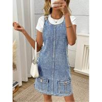 China Men's Blue Casual Spring 2026 Denim Skirts Custom (3035) for sale