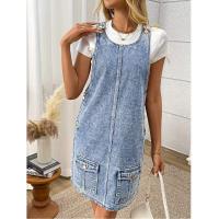 China Men's Blue Casual Spring 2026 Denim Skirts Custom (3035) for sale