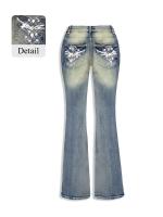 China Men's Blue Low Waist Spring 2026 Casual Pants Custom (9946) for sale