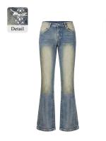China Men's Blue Low Waist Spring 2026 Casual Pants Custom (9946) for sale