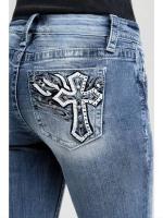 China Blue Low Waist Spring 2026 Casual Pants Custom (9940) for sale