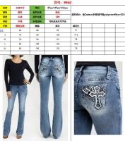 China Blue Low Waist Spring 2026 Casual Pants Custom (9940) for sale