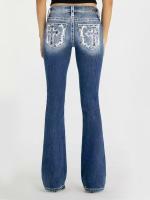 China Regular Blue Low Waist Spring 2026 Casual Pants Custom (9944) for sale
