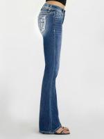 China Regular Blue Low Waist Spring 2026 Casual Pants Custom (9944) for sale