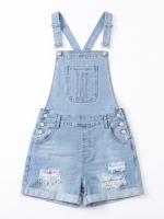 China Blue Casual Distressed cargo shorts wholesale Spring 2026 Regular Custom (3033) for sale