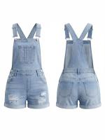 China Blue Casual Distressed cargo shorts wholesale Spring 2026 Regular Custom (3033) for sale