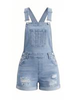 China Blue Casual Distressed cargo shorts wholesale Spring 2026 Regular Custom (3033) for sale