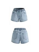 China Straight Pant Blue Casual Low Waist Unnamed Category Custom (3028) for sale