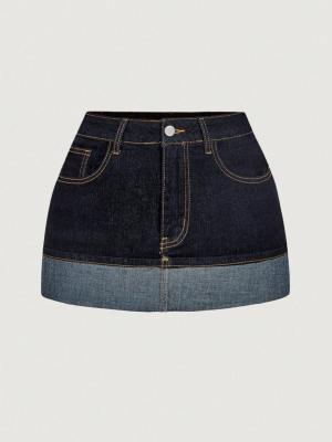 China Washed Casual Spring 2026 Denim Skirts Custom (4017) for sale