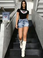 China Blue Casual Low Waist cargo shorts wholesale Summer 2026 Regular Custom (3027) for sale