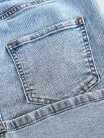 China Men's Blue Washed Low Waist Denim Skirts Custom (4018) for sale