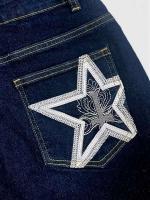 China Casual Low Waist Embroidered Denim Skirts Custom (4010) for sale
