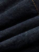 China Blue Pleated Low Waist Denim Skirts Custom (4009) for sale