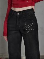 China Black Casual High Waist Casual Pants Custom (9917) for sale