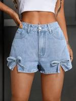 China Blue Jacquard High Waist cargo shorts wholesale Spring 2026 Regular Custom (3016) for sale