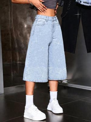 China Blue Casual High Waist wholesale denim jeans for Spring 2026 Non Stretch Custom (502) for sale