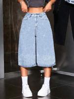 China Blue Casual High Waist wholesale denim jeans for Spring 2026 Non Stretch Custom (502) for sale