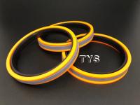 China 105X90X12 SPGW Cylinder Piston Seal PTFE Bronze NBR Nylon Material for sale