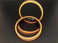 China 105X90X12 SPGW Cylinder Piston Seal PTFE Bronze NBR Nylon Material for sale