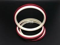 China 85mm PU Metal Hydraulic Cylinder Wiper Seal DKB85 Boom Bucket Dust Seals for sale