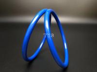 China 65x5mm PU Hydraulic O Rings Ozone Resistant Custom Size Blue Color for sale
